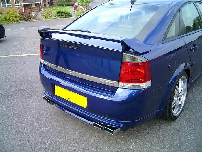 Blue Vauxhall Vectra
